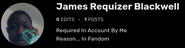 Welcome Back! James Requizer! | Fandom