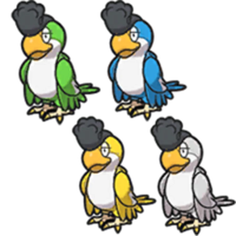 Squawkabilly should learn the move Chatter just like Chatot. | Fandom