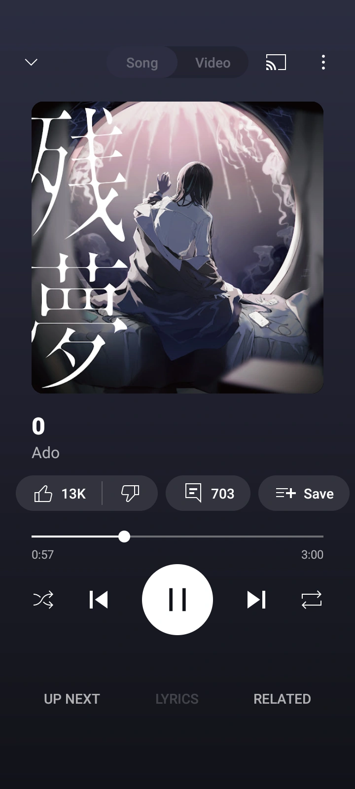 Please listen to this Ado raps in this song and it's so amazing ...