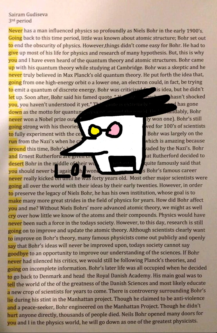 what is your first spamton drawing? | Fandom