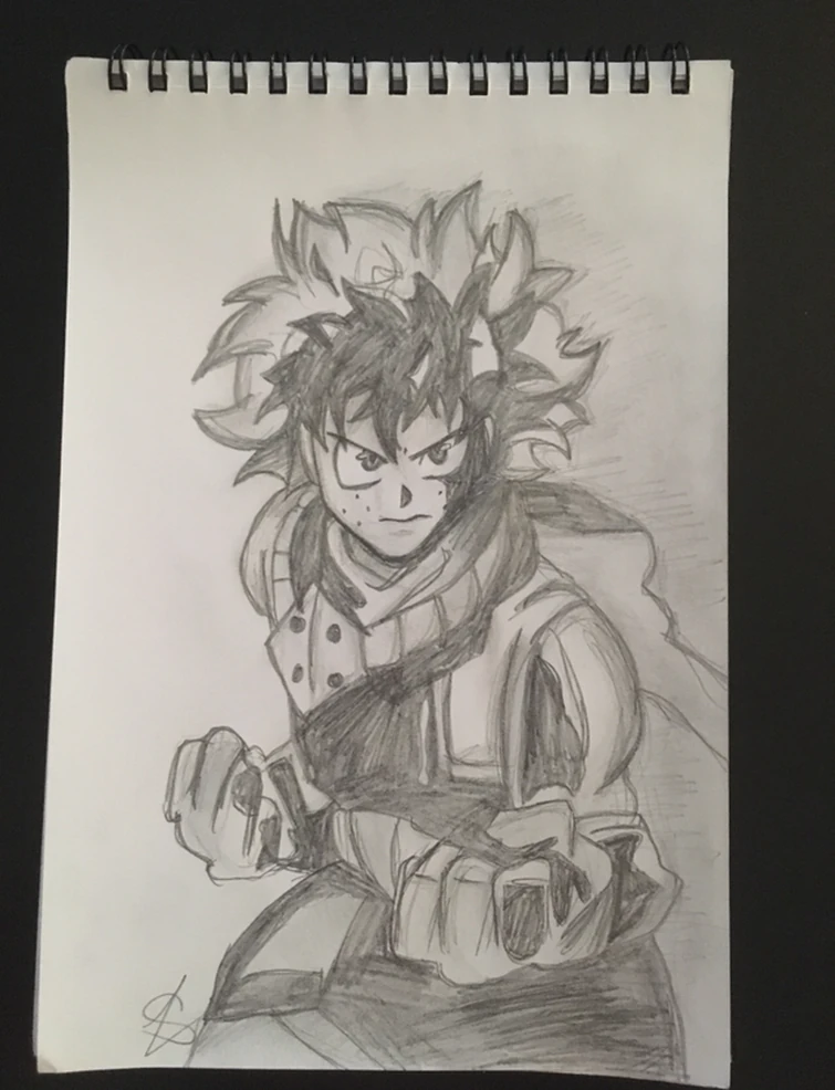 Deku Pencil Sketch | Fandom