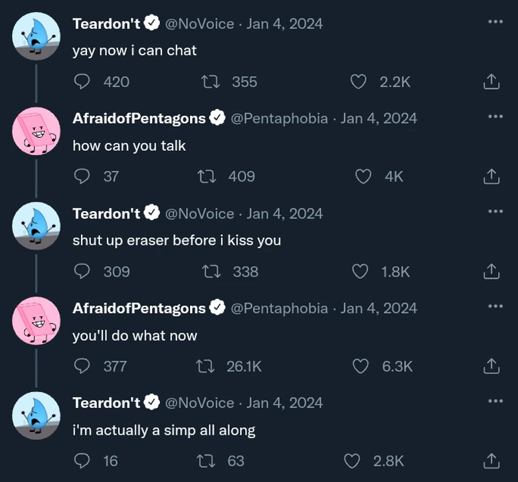 make some fake tweets i dare you | Fandom