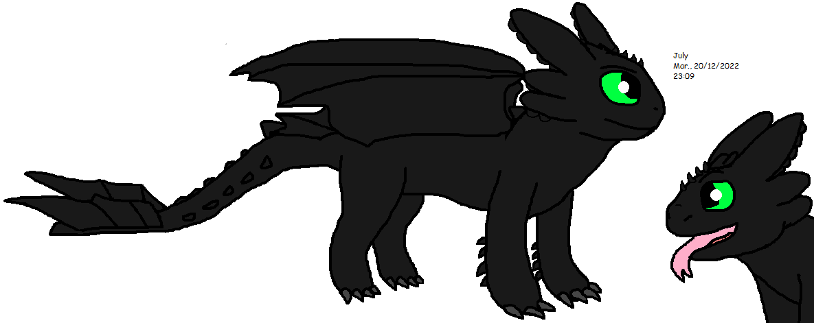 Toothless fanart. | Fandom