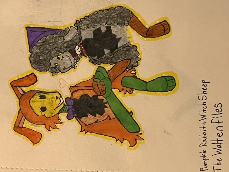 Pumpkin Rabbit + Witch Sheep fanart!!! | Fandom