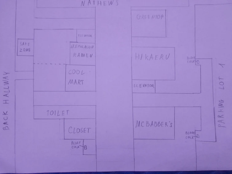 map of shops on the 1st floor of Nico mall | Fandom