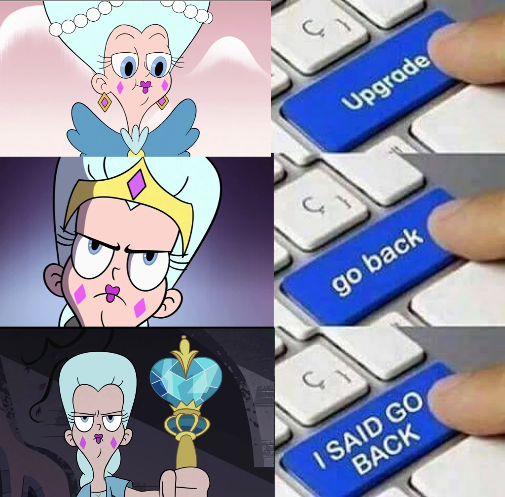 A meme I did based on Moon Butterfly’s character derailment and ...