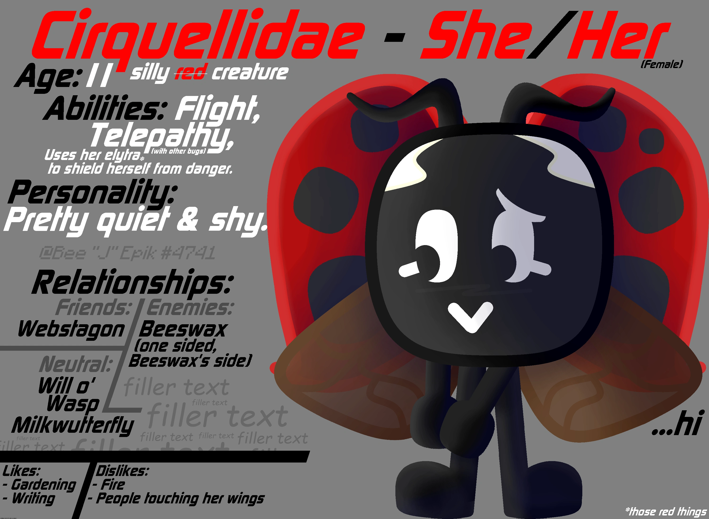 the ladybug gets a redesign yip[pee | Fandom