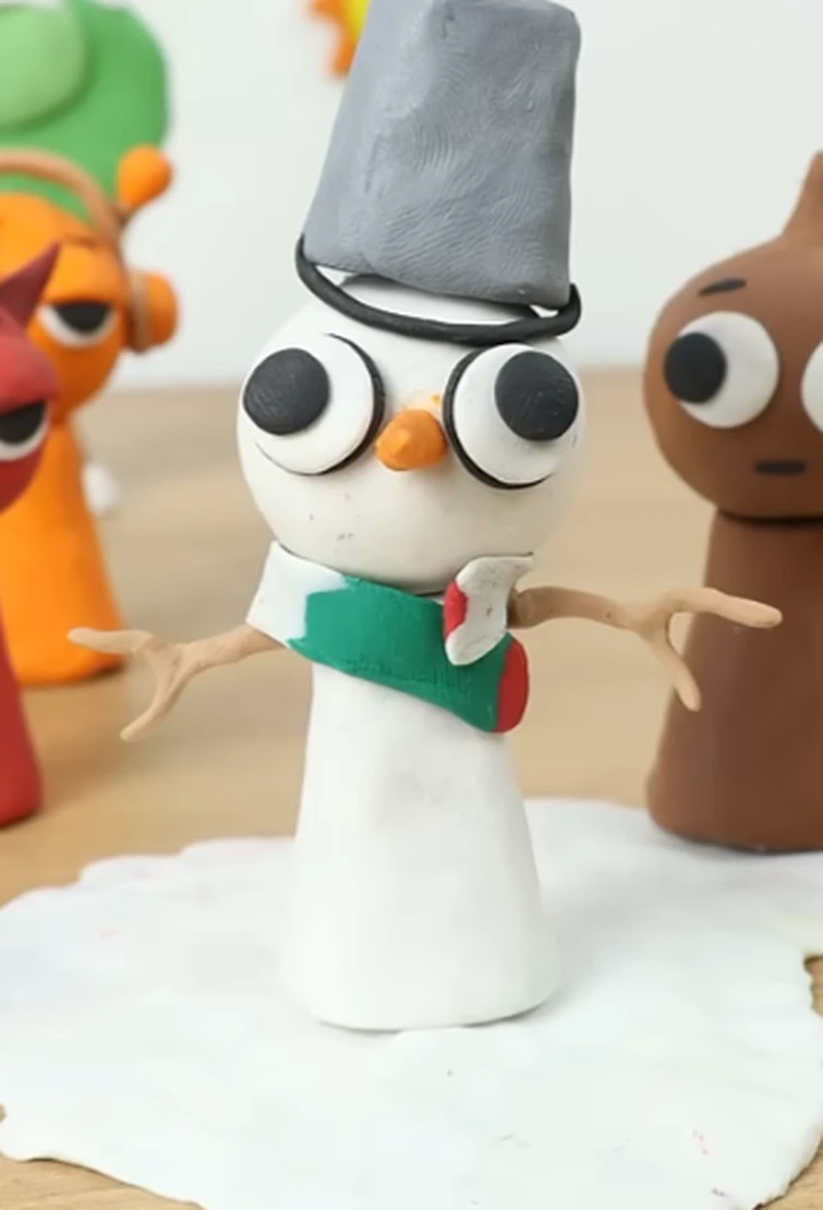 Look it's one happy snowman | Fandom