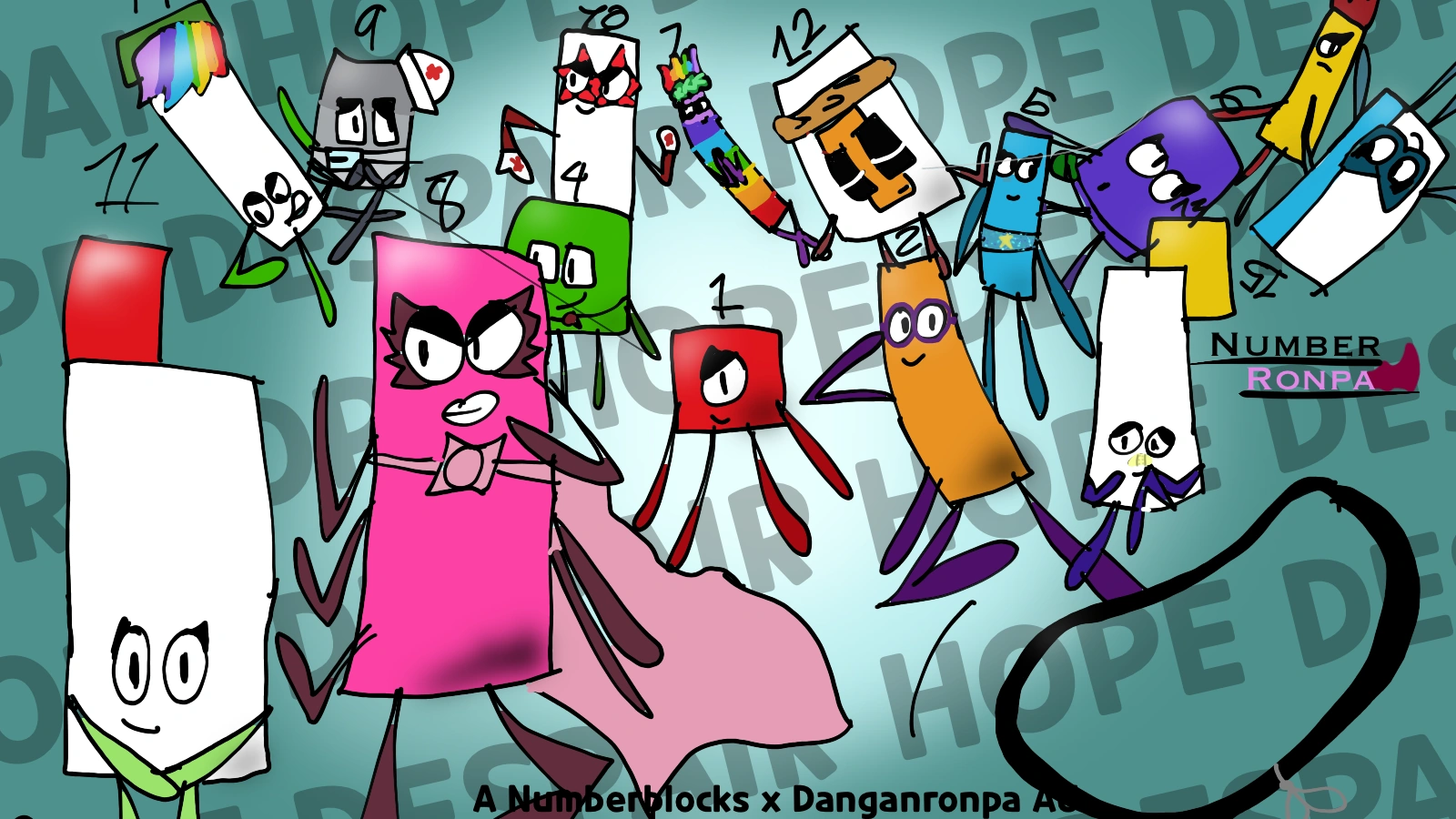 A numberblocks au I’m working on (is you have any questions leave a ...