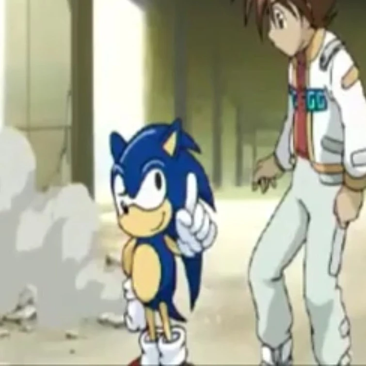 Sonic's legs are peach instead of blue??? | Fandom