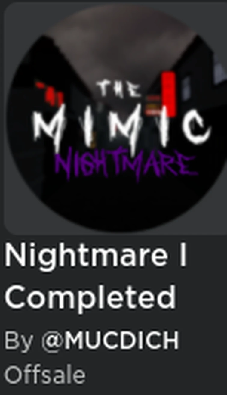 Discuss Everything About The Mimic Wiki | Fandom