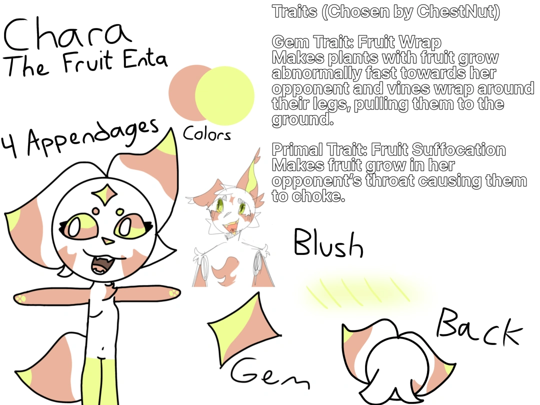 Chara ref sheet | Fandom
