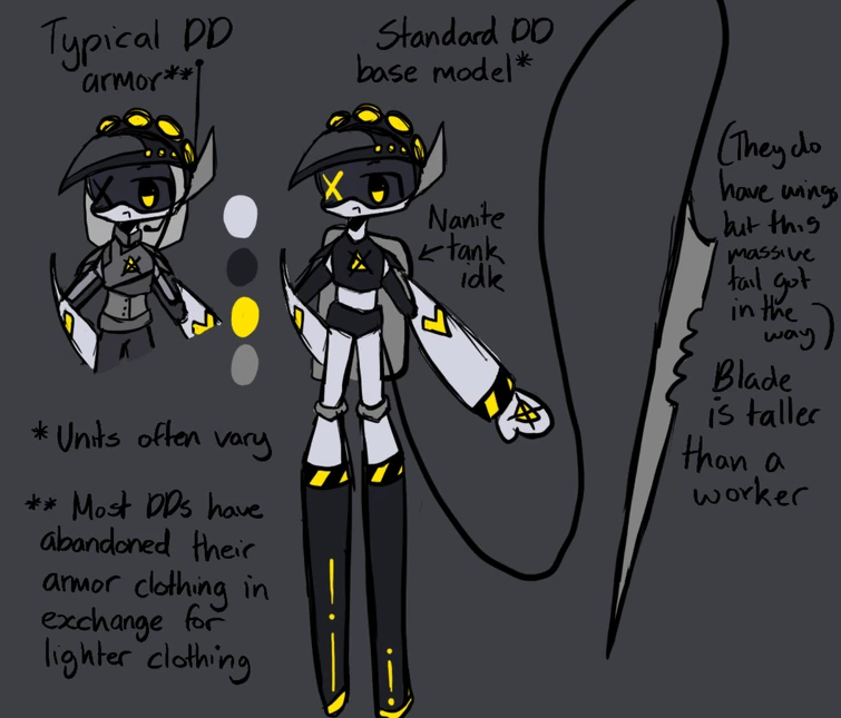 Redesigned the classic disassembly drones in my nonsensical universe ...