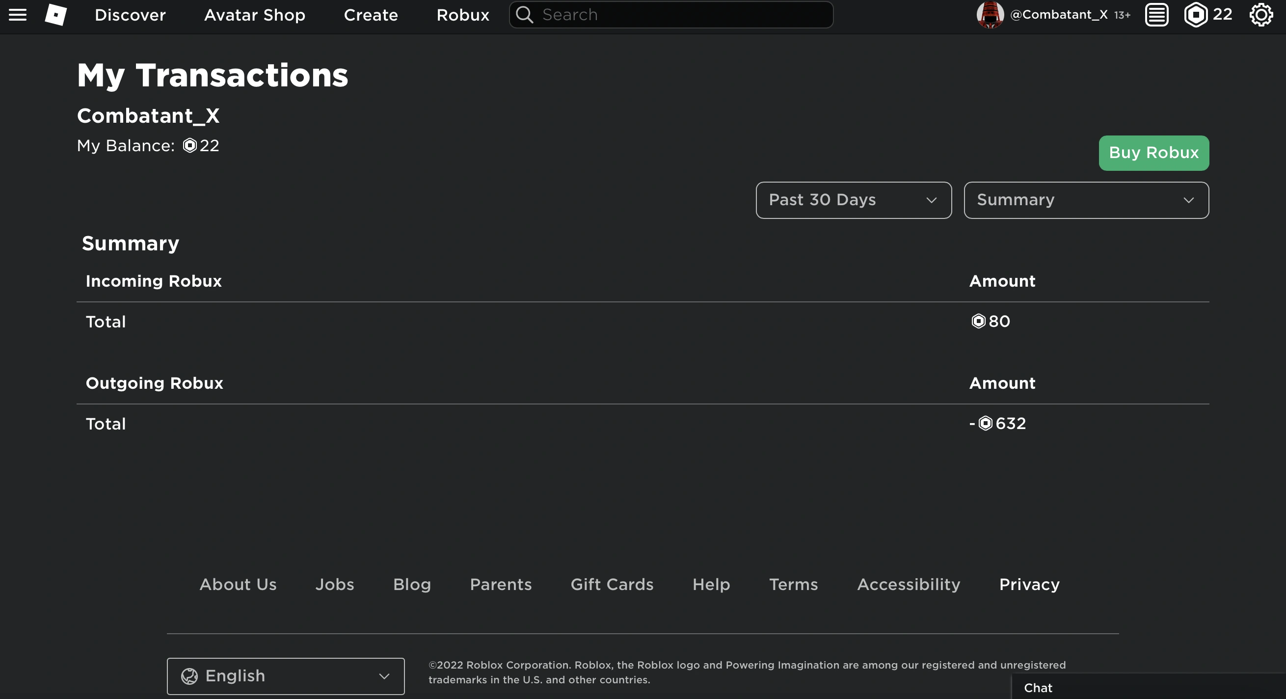 Did anyone else's transaction page break. I can't view my pending robux ...
