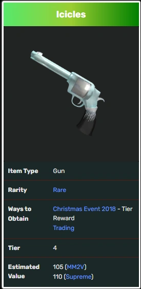 TRADING ICICLES GUN | Fandom