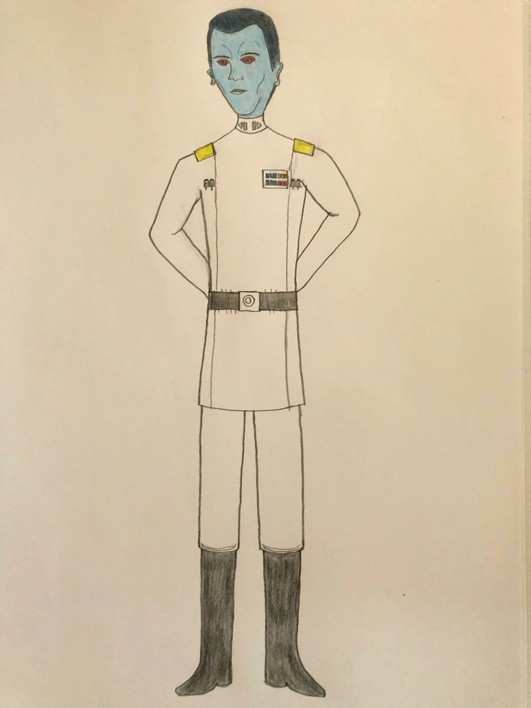 Hand-Drawn Picture of Imperial Grand Admiral Thrawn | Fandom