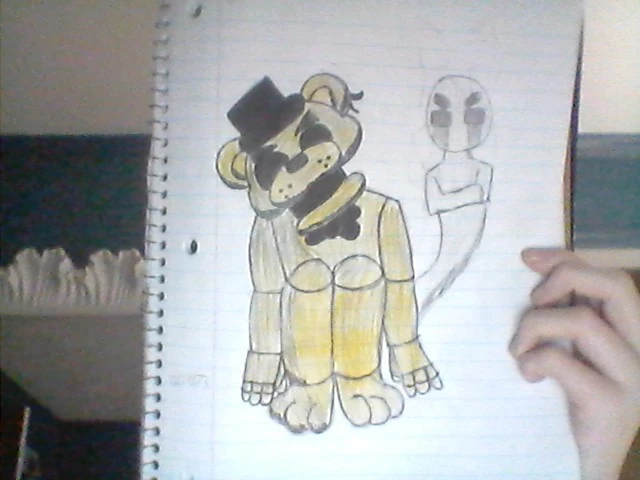 Golden Freddy drawing | Fandom