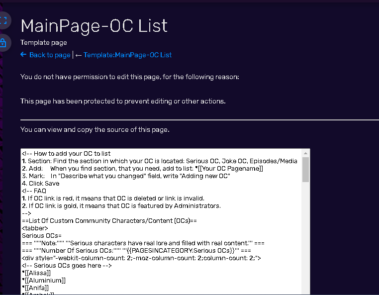 How do I add my OC to the OC List? | Fandom
