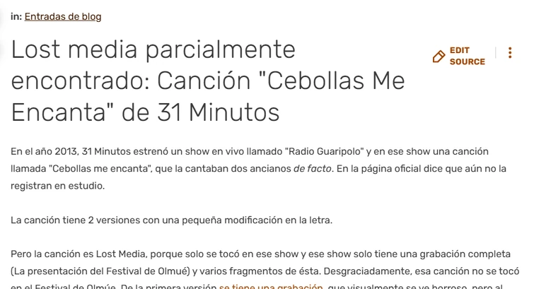 Actualización | Fandom