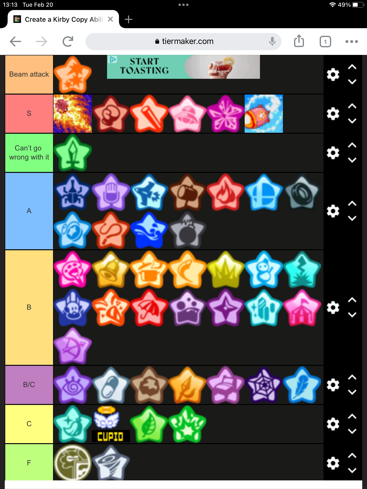 Copy abilities tier list | Fandom