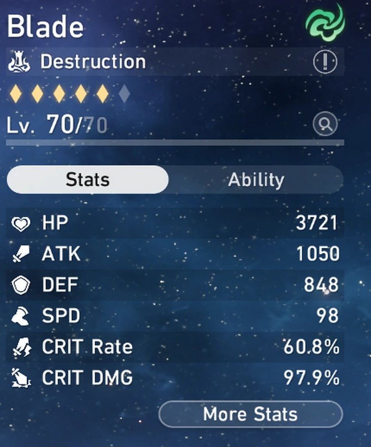 I finally got blade at 71 pity after losing the 50/50 to bailu | Fandom