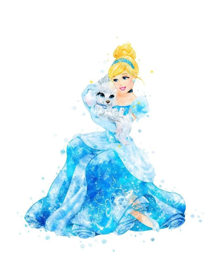 Cinderella watercolor poster | Fandom