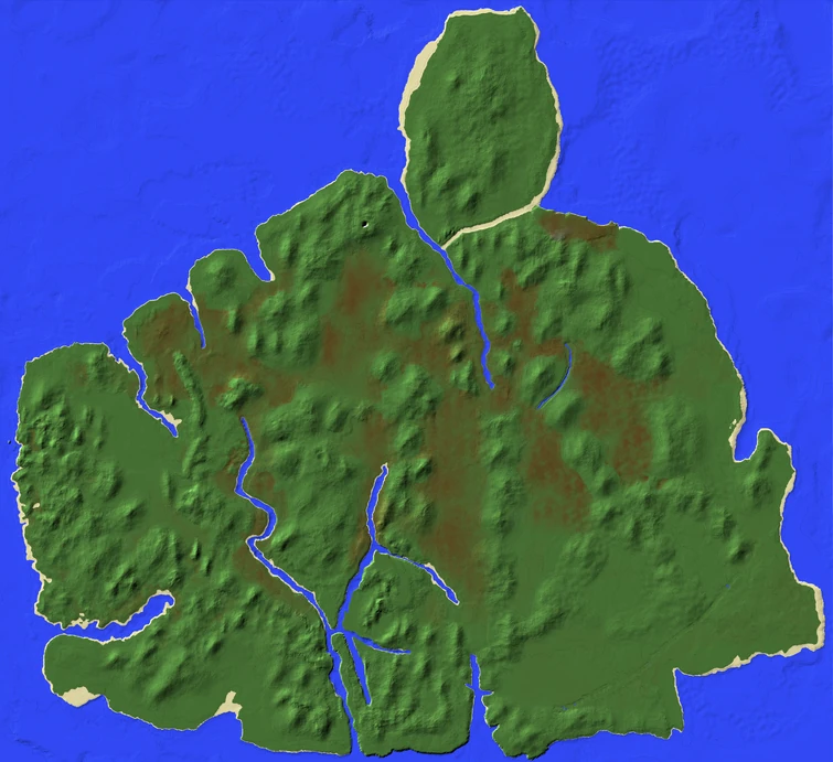 Update on my Isla Sorna map | Fandom