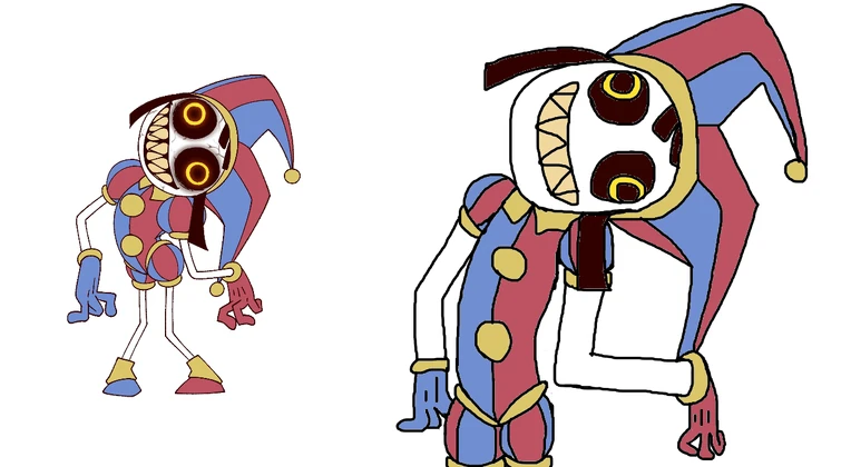 Tried to draw possessed Pomni | Fandom