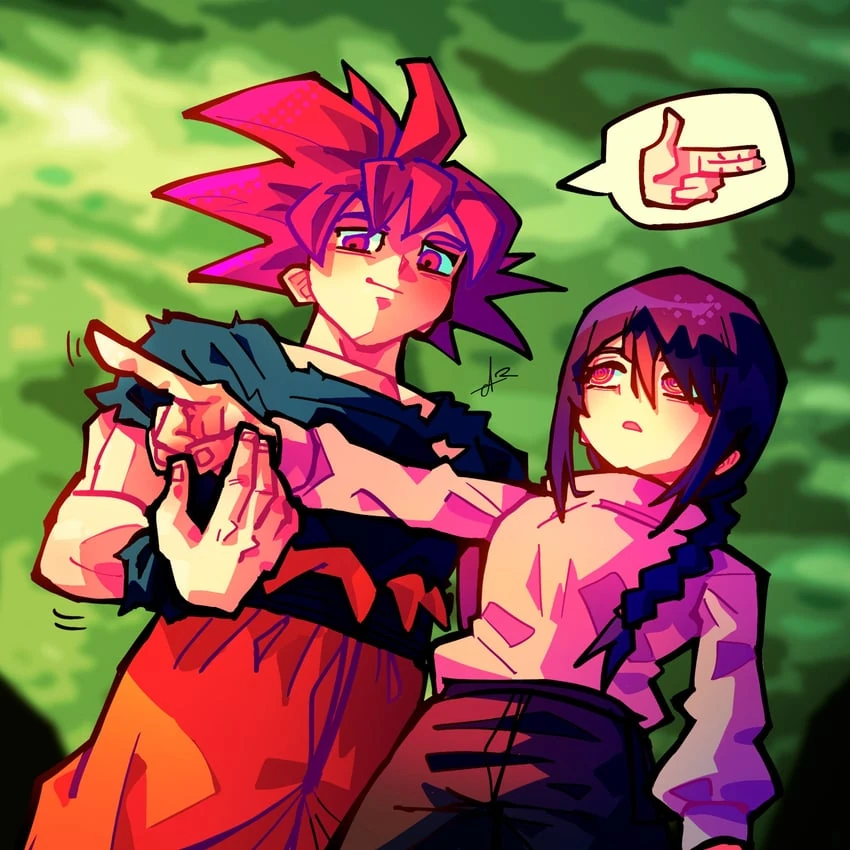 Goku teaches proper finger-gun handling | Fandom