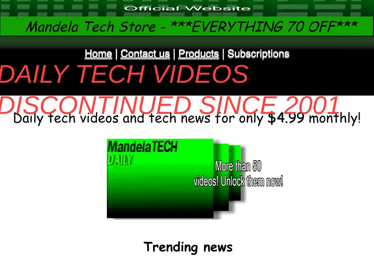 pictures of the mandela tech site and all secrets | Fandom