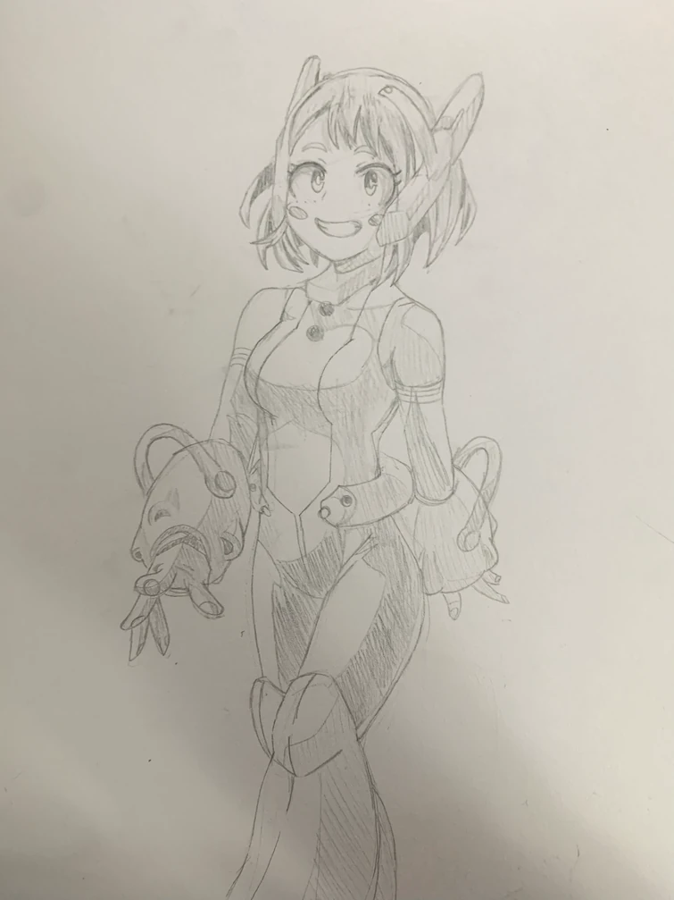 Drawing of Ochako for the contest! | Fandom