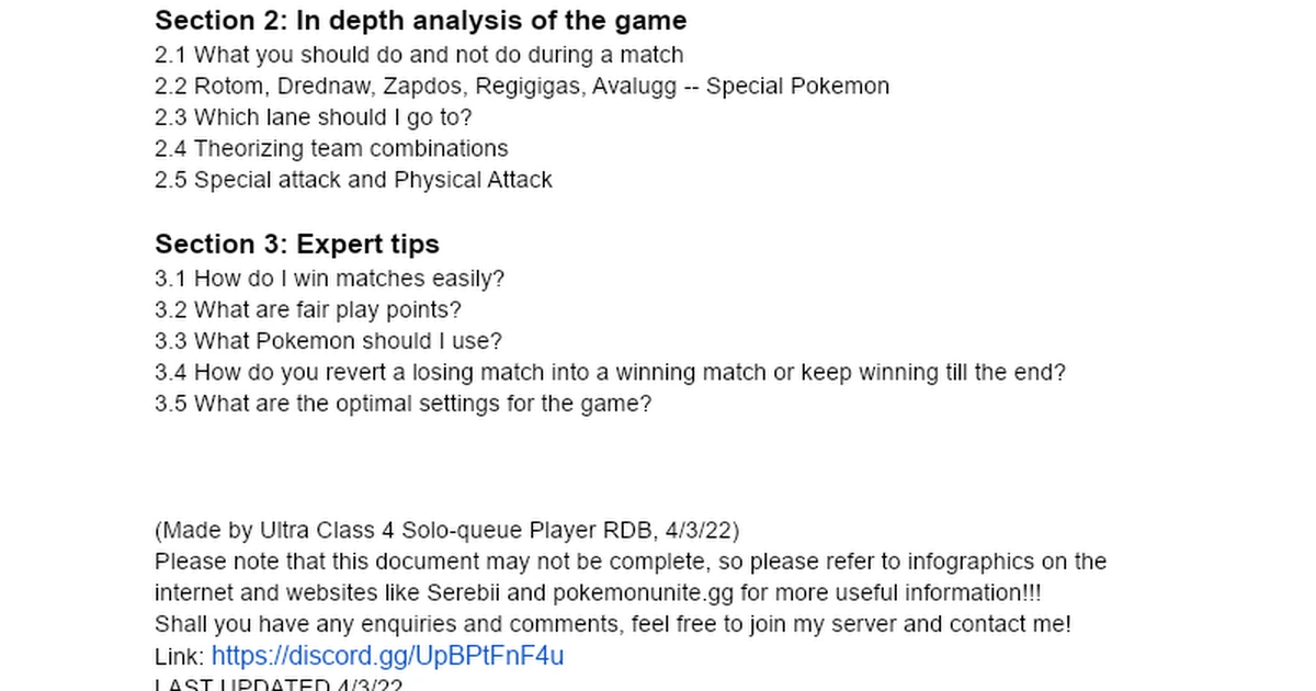 Pokemon Unite Guide | Fandom
