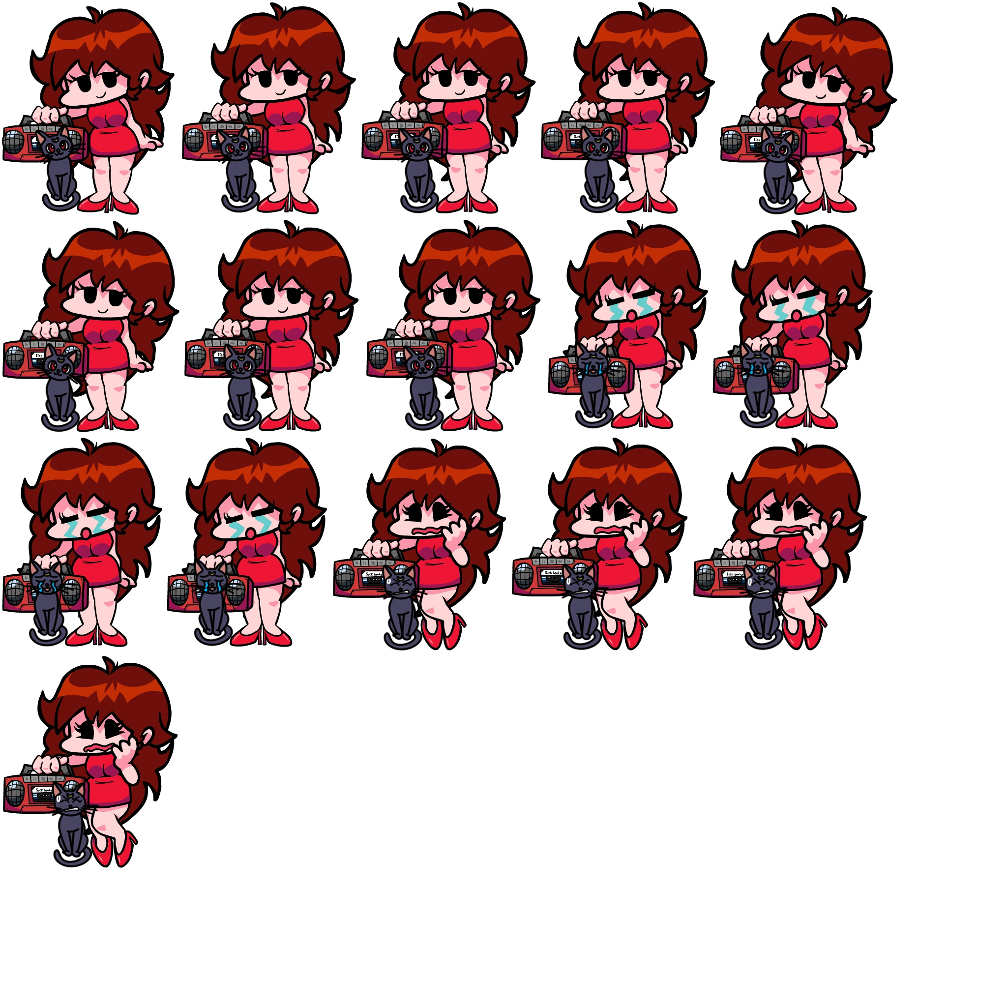 Girlfriend and Luna Sprites | Fandom