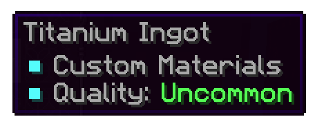 Titanium Ingot | 8th Axis Wiki | Fandom
