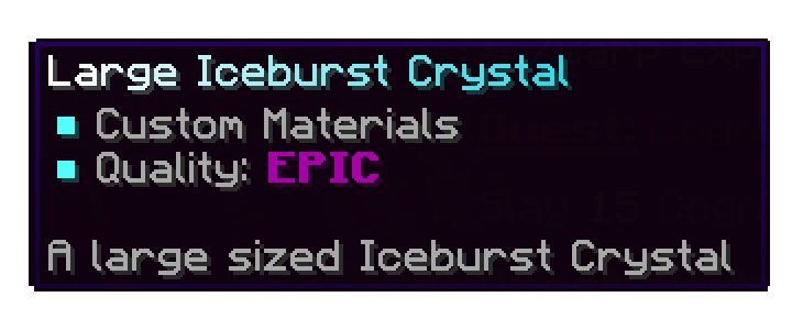 Large Iceburst Crystal | 8th Axis Wiki | Fandom