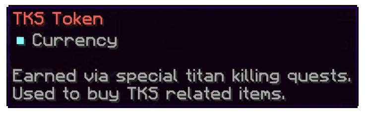 TKS Token | 8th Axis Wiki | Fandom