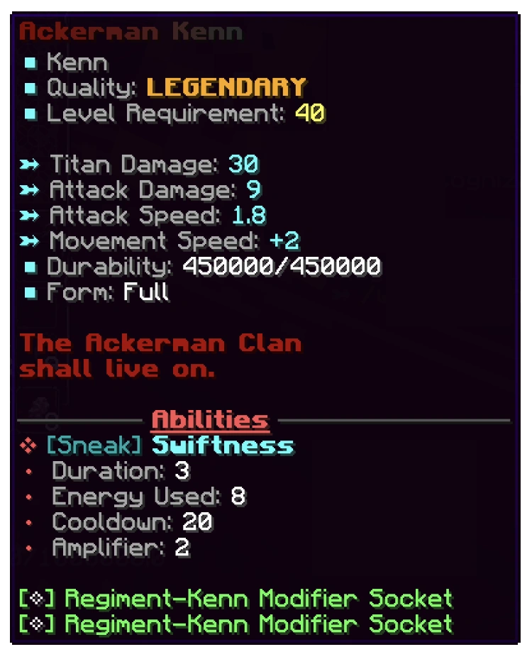 Ackerman Kenn | 8th Axis Wiki | Fandom