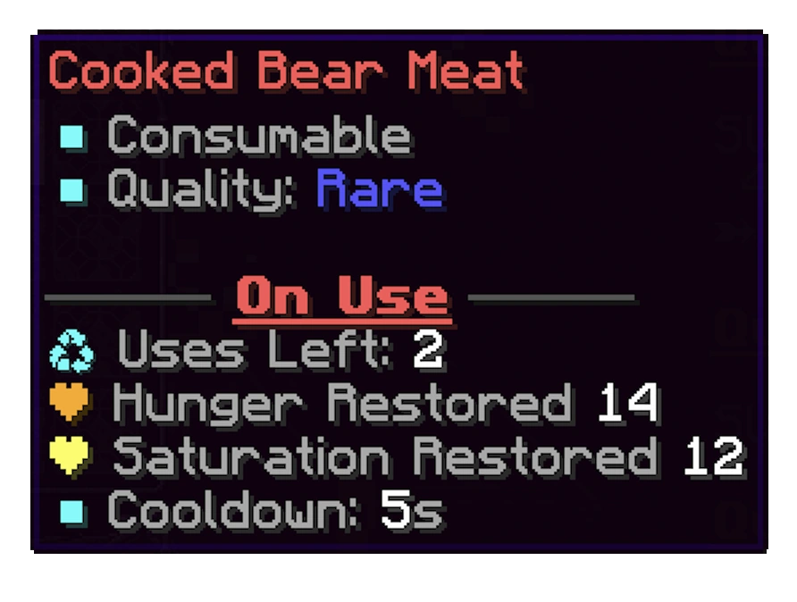 Cooked Bear Meat | 8th Axis Wiki | Fandom