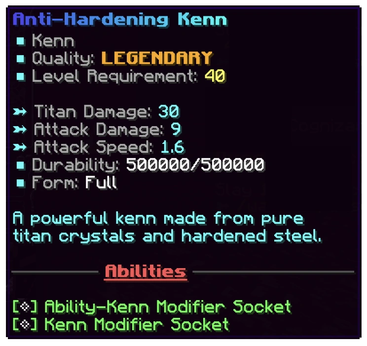 Anti-Hardening Kenn | 8th Axis Wiki | Fandom