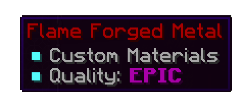 Flame Forged Metal | 8th Axis Wiki | Fandom