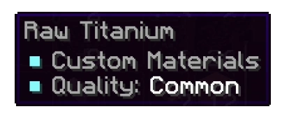 Raw Titanium | 8th Axis Wiki | Fandom