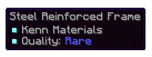 Steel Reinforced Frame | 8th Axis Wiki | Fandom