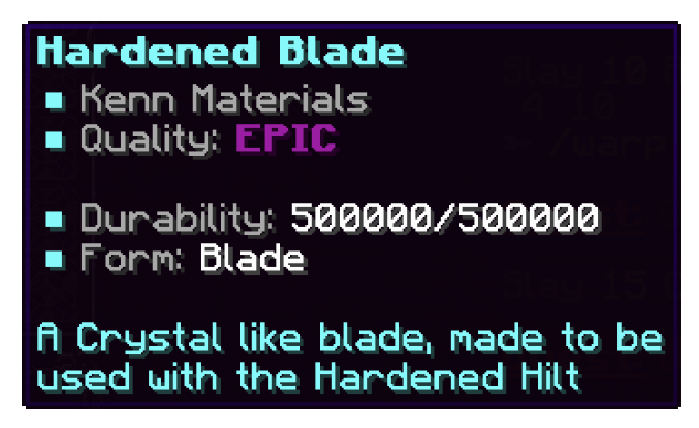Hardened Blade | 8th Axis Wiki | Fandom