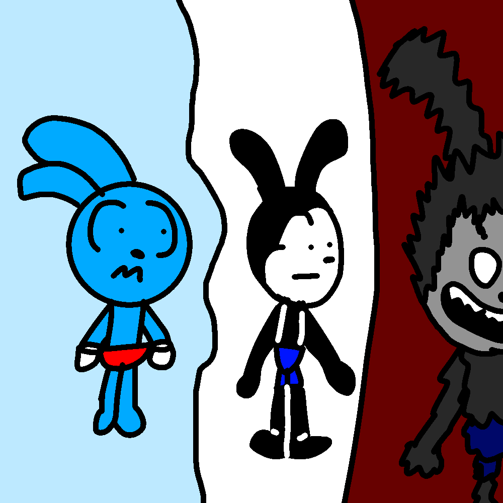Riggy rabbit in monkey, lucky rabbit, and creepy lucky rabbit | Fandom
