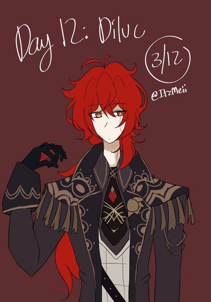 day 12: diluc | Fandom