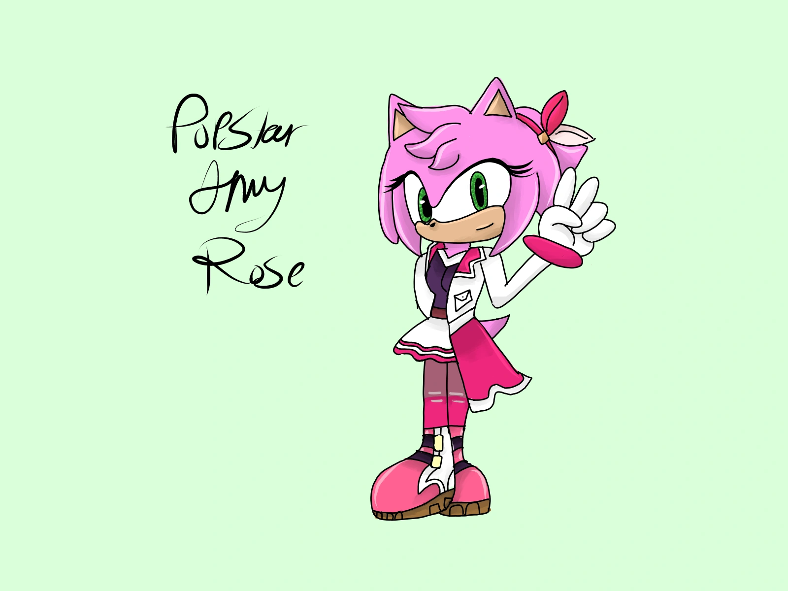 I drew popstar Amy... | Fandom