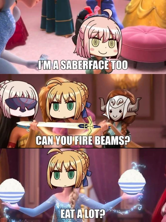 Saberface requirements | Fandom
