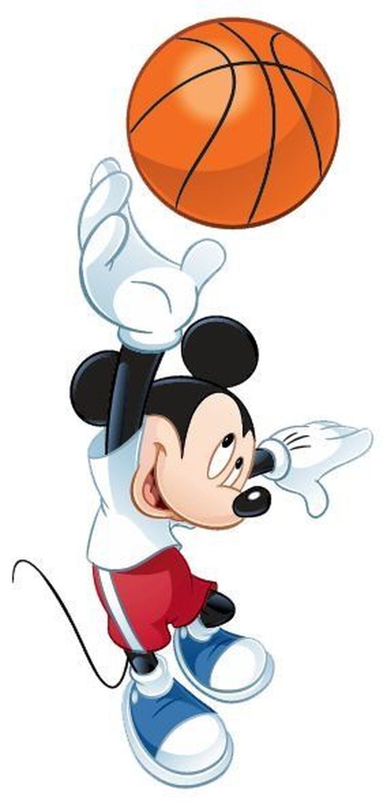 Mickey is excited to play basketball with us! | Fandom