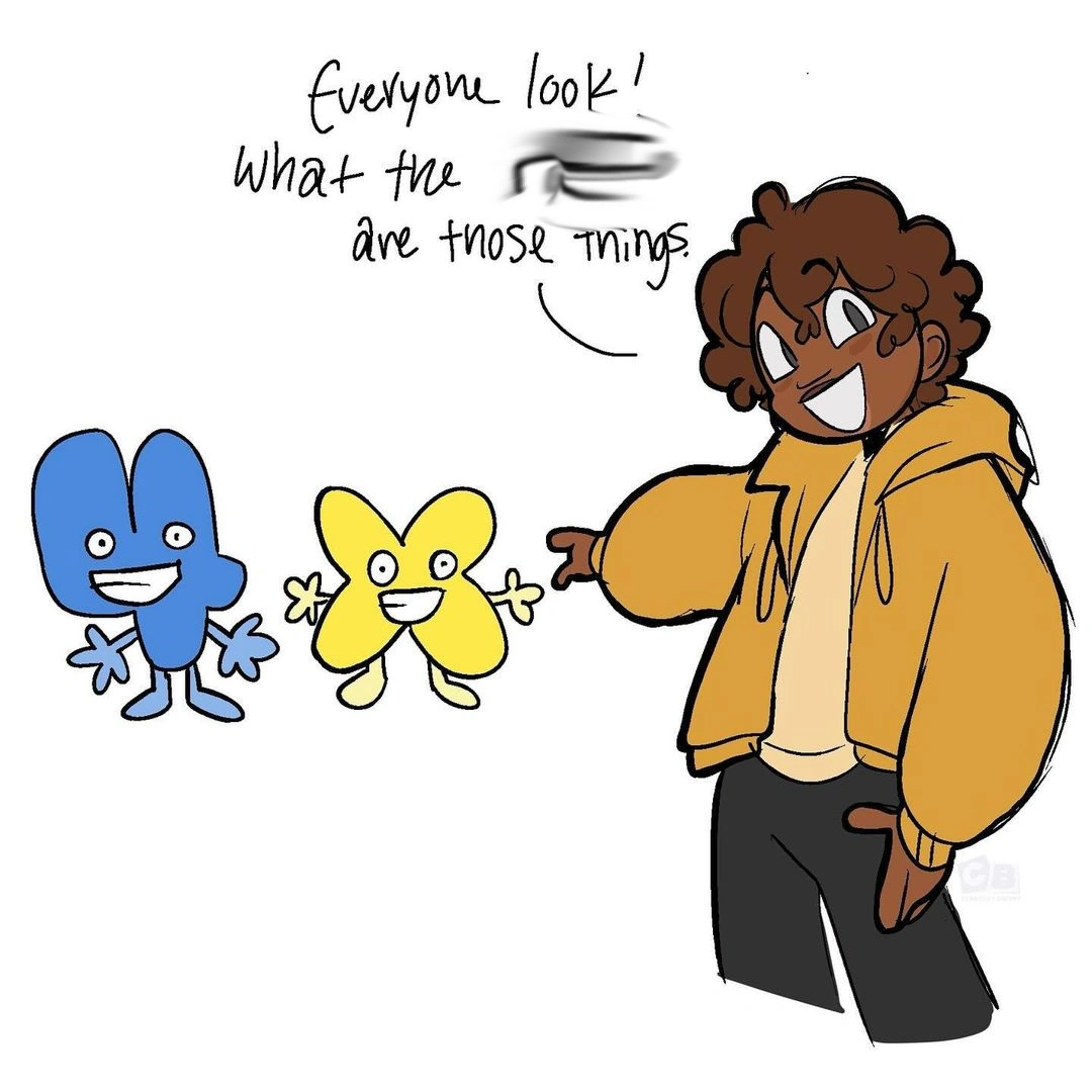 My favorite type of bfb human art is ones where the hosts are unchanged ...