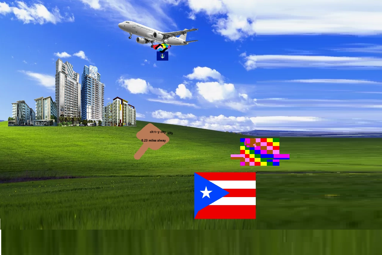 make a random landscape of just flags, user by users change the ...